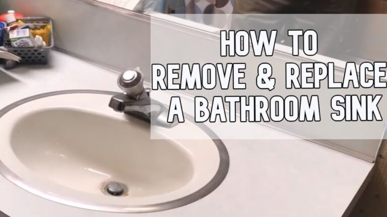 Step-by-Step Guide For Replacing And Installing A Bathroom Sink