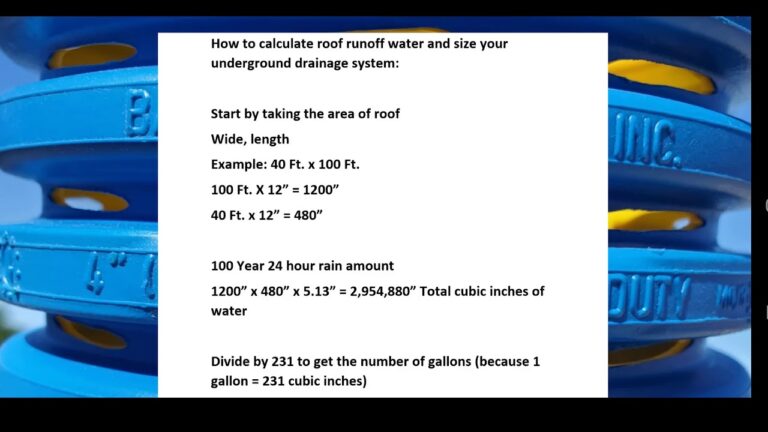 Calculating Roof Runoff: Step-by-Step Guide